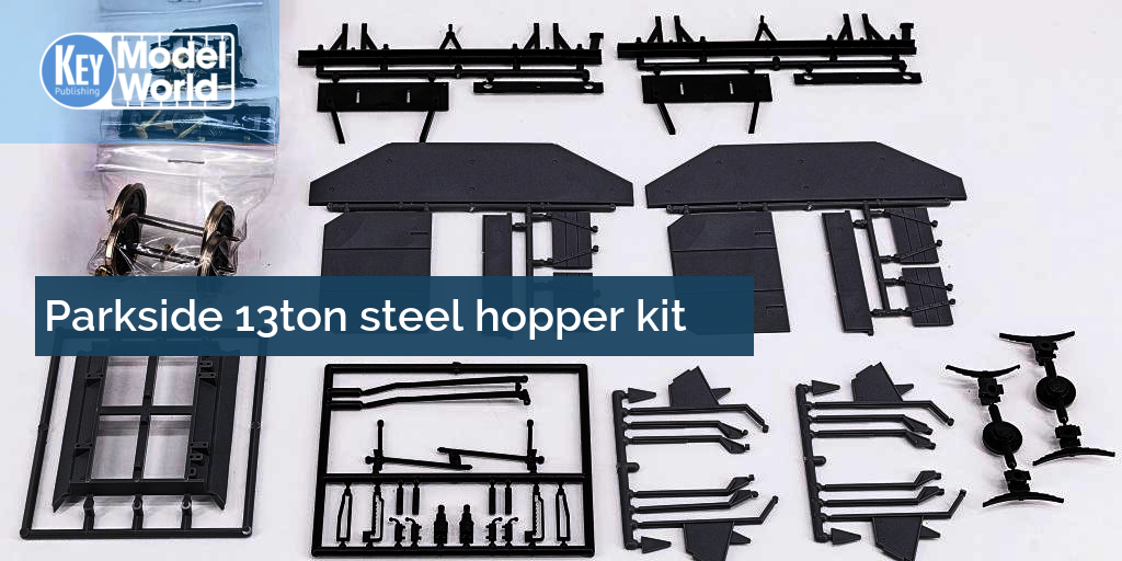 Parkside 13ton steel hopper kit in O gauge