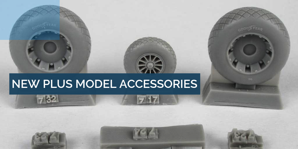 Plus Model PB4Y-2 wheels, RBF tags, plastic card