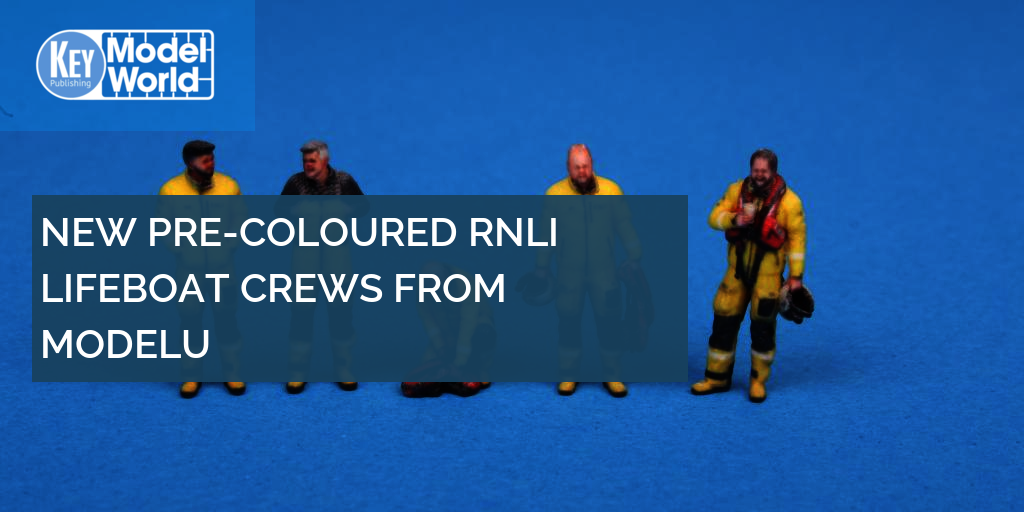 Pre-coloured 1/72 RNLI crew figures from Modelu
