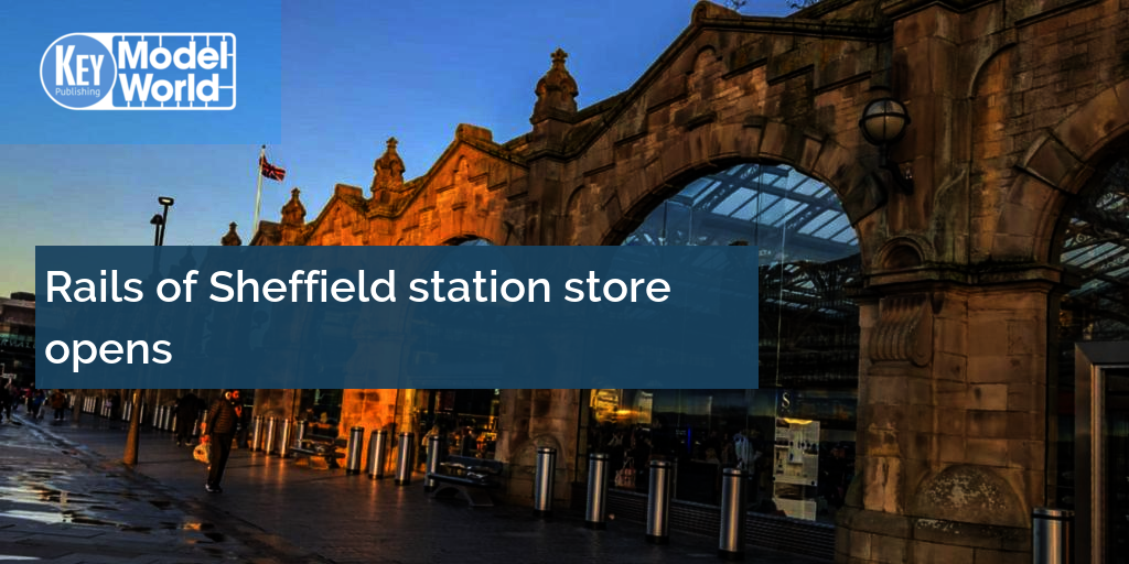 Rails of Sheffield station store opens