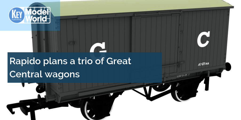 Rapido plans a trio of Great Central wagons