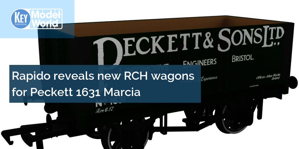 Rapido reveals new RCH wagons for Peckett 1631 Marcia