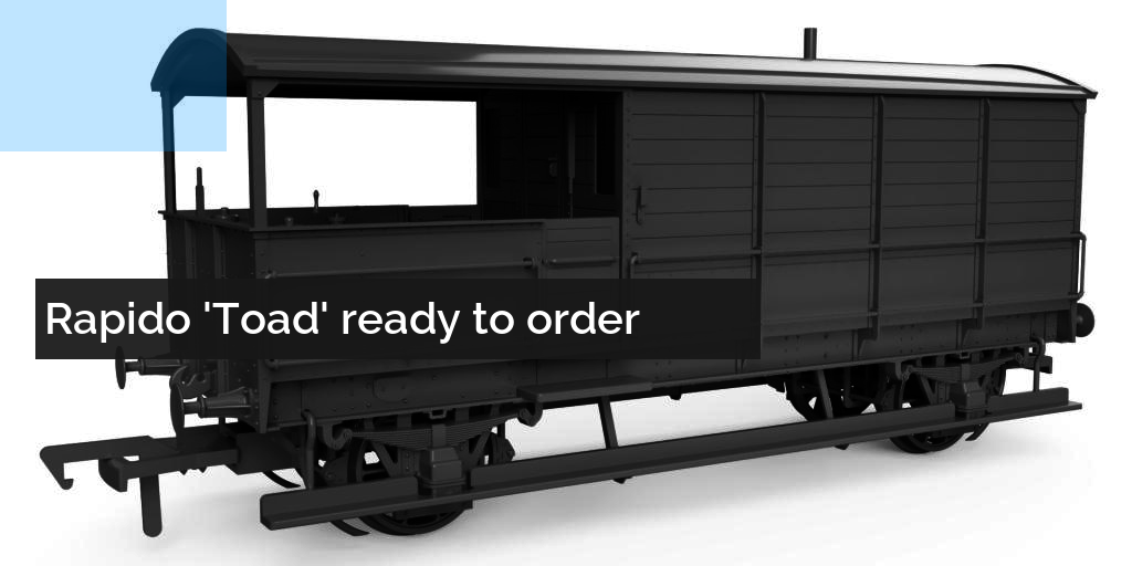 Rapido Trains UK GWR 'Toad' brake van for OO