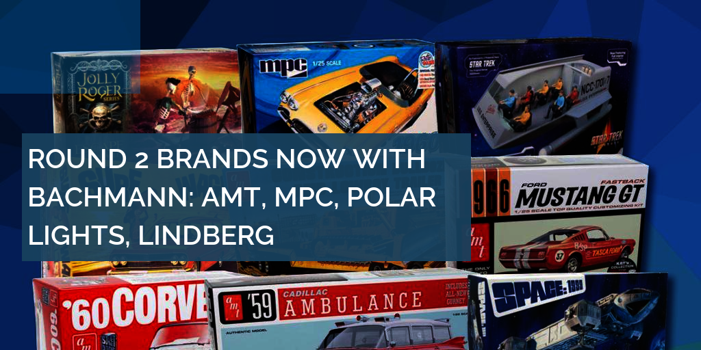 Round 2 brands now with Bachmann: cars, sci-fi etc