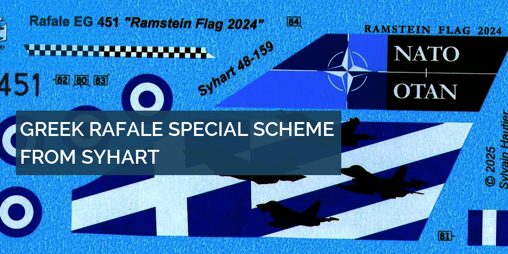 Syhart Decal #159 Greek Rafale EG Ramstein Flag