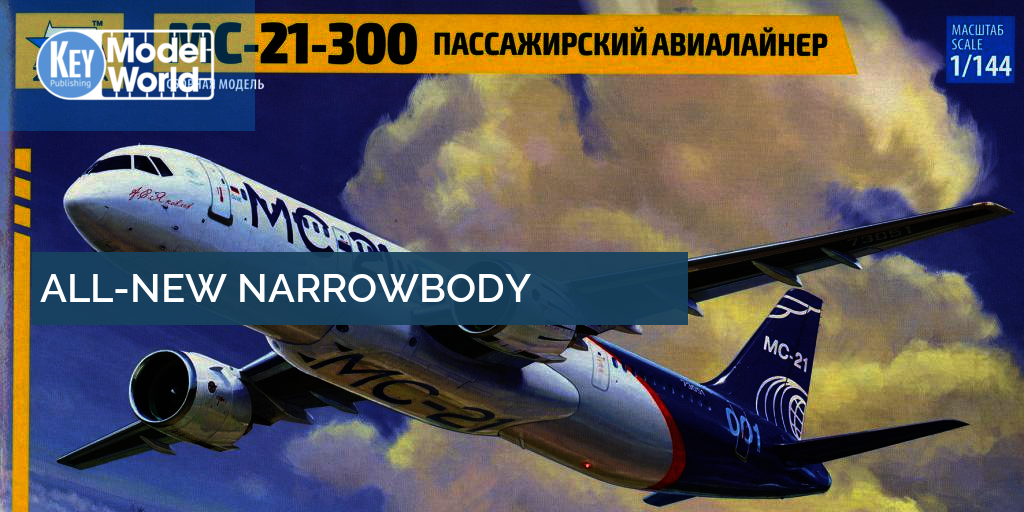 Zvezda 1/144 MC-21-300 Civil Airliner