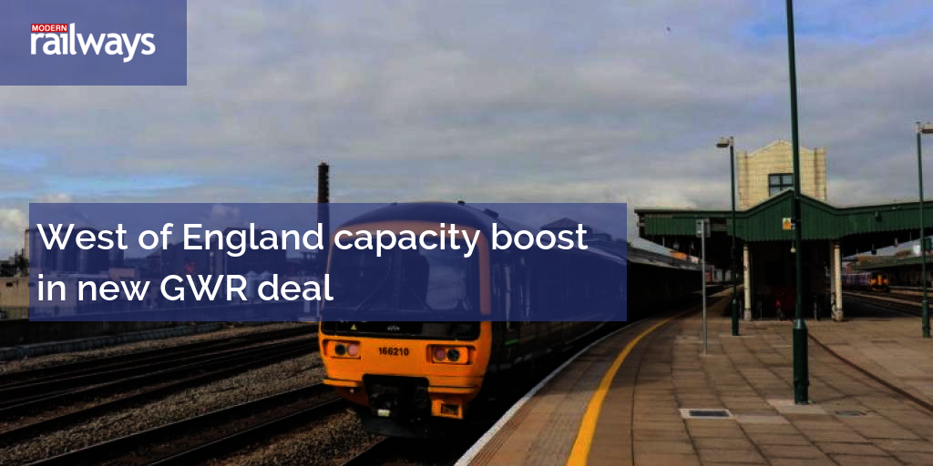 West of England capacity boost in new GWR deal