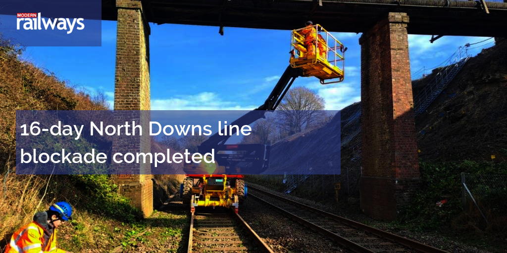 16-day North Downs line blockade completed