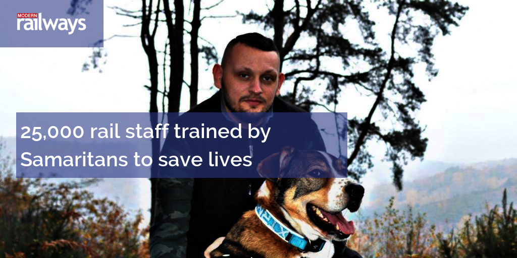 25,000 rail staff trained Samaritans to save lives