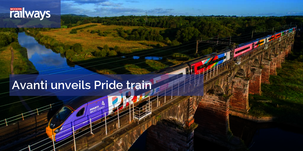 Avanti Pride train