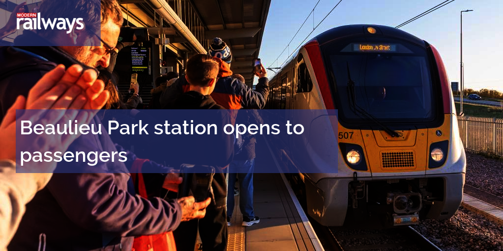 Beaulieu Park station opens to passengers