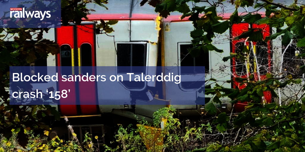 Blocked sanders on Talerddig crash ‘158’