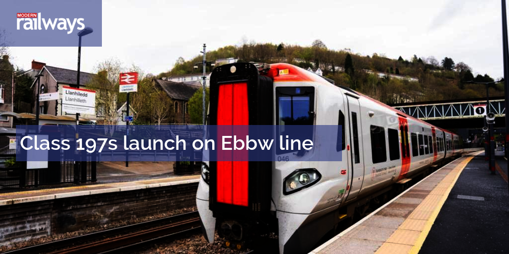 Class 197s launch on Ebbw line