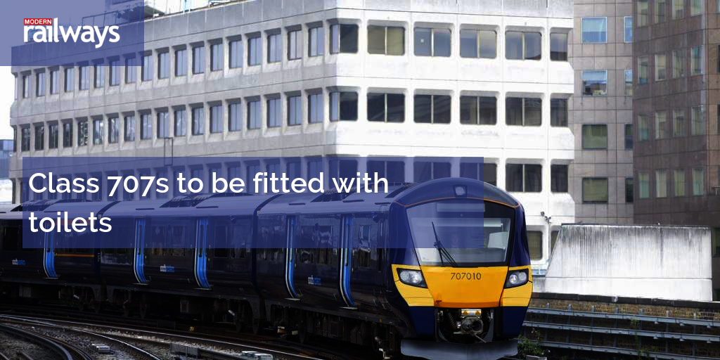 Class 707s to be fitted with toilets