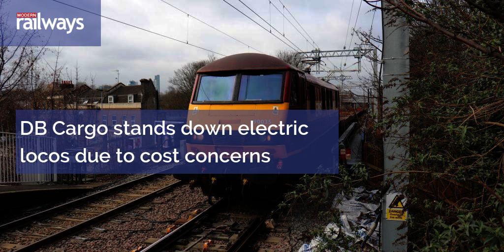 DB Cargo stands down electric locos due to cost concerns