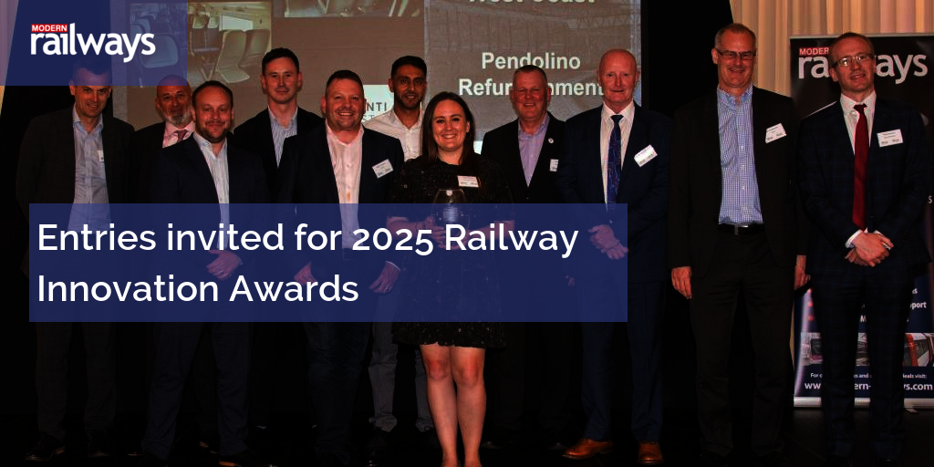 Entries invited for 2025 Railway Innovation Awards