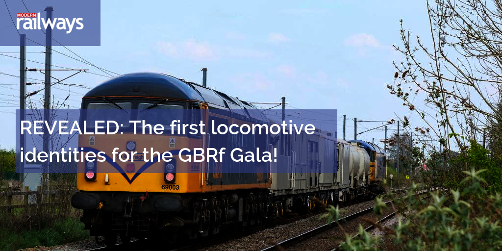 GBRf locomotive identities confirmed for gala