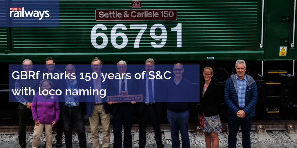 GBRf marks 150 years of S&C with loco naming
