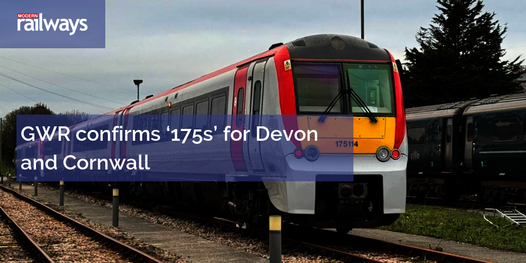 GWR confirms ‘175s’ for Devon and Cornwall
