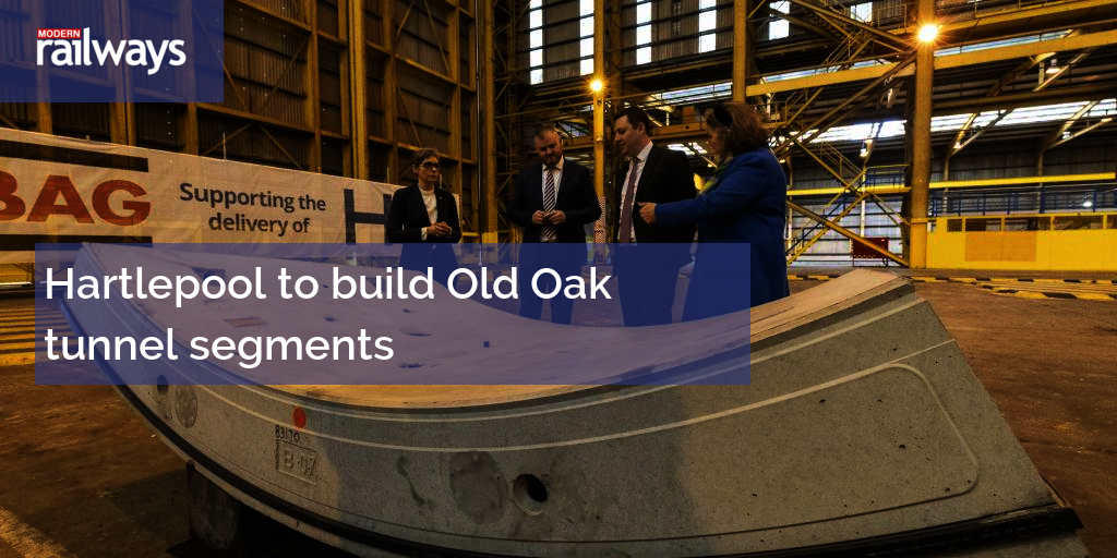 Hartlepool High Speed 2 tunnel segments
