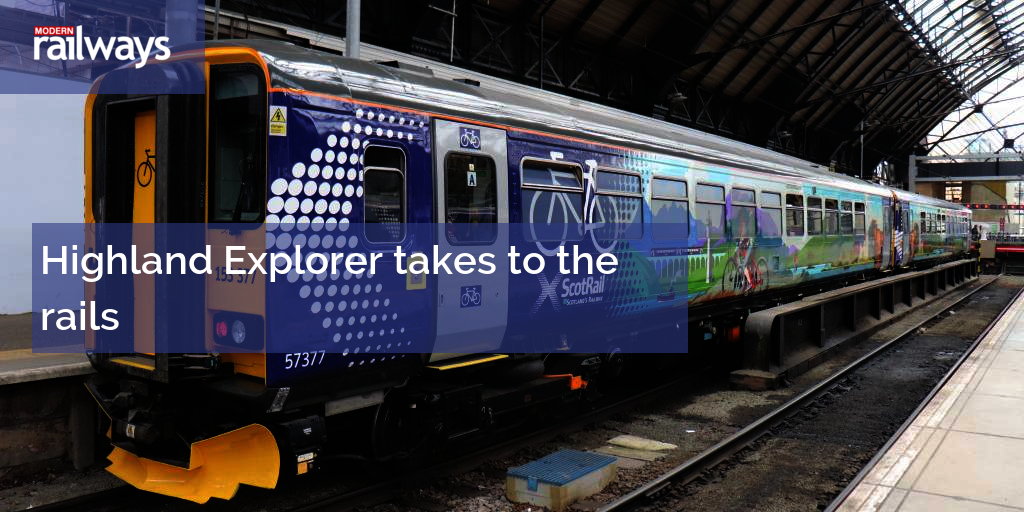 Highland Explorer takes to the rails