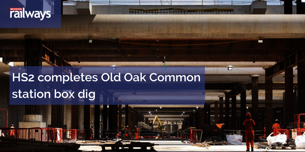 HS2 complete Old Oak Common station box dig