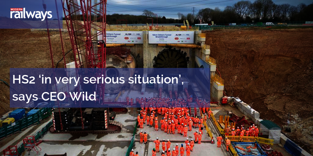 HS2 ‘in very serious situation’, says CEO Wild