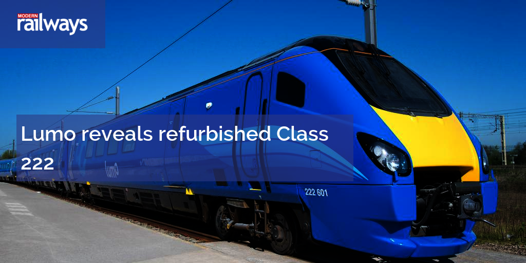 Lumo reveals refurbished Class 222