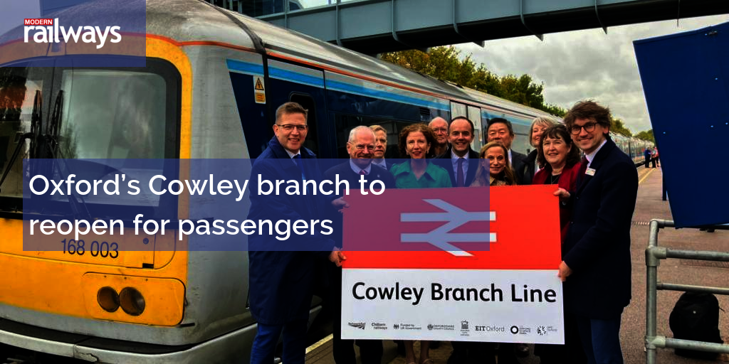 Oxford’s Cowley branch to reopen for passengers