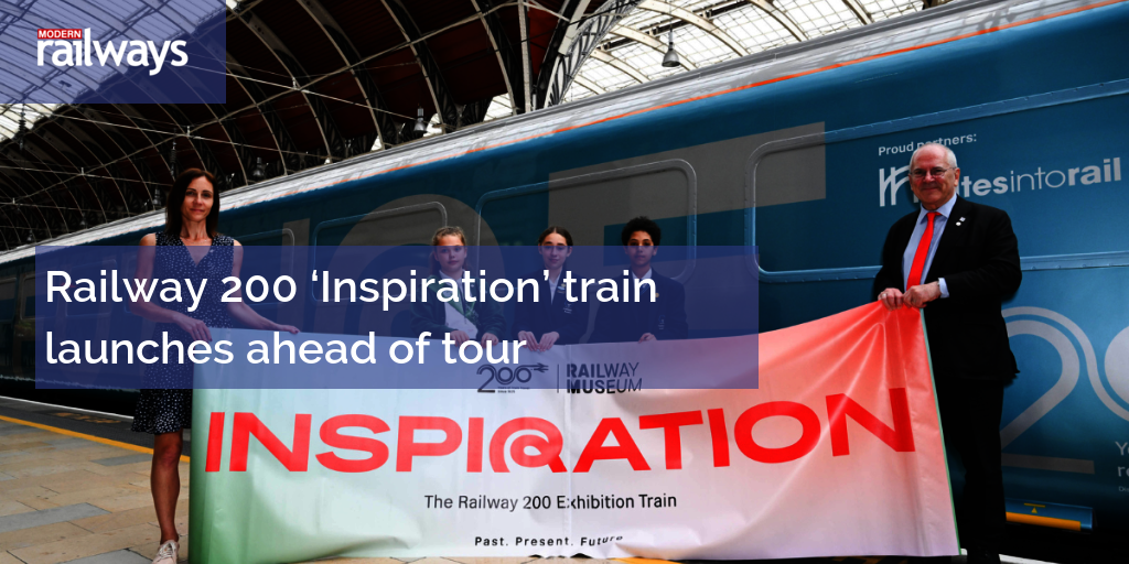 Railway 200 ‘Inspiration’ train launches ahead of tour