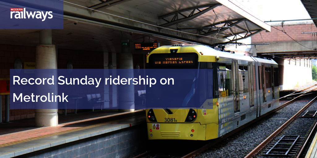 Record Sunday ridership on Metrolink