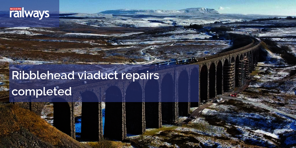 Ribblehead viaduct repairs completed