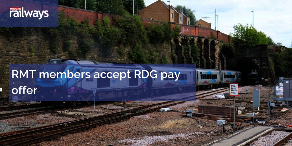 RMT members accept RDG pay offer