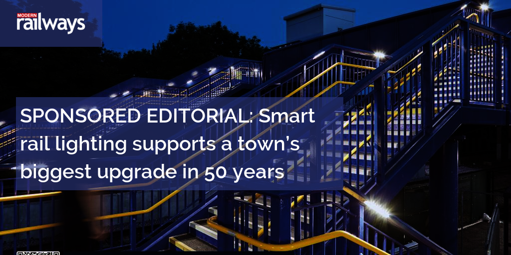 Smart rail lighting supports a town’s biggest upgrade in 50