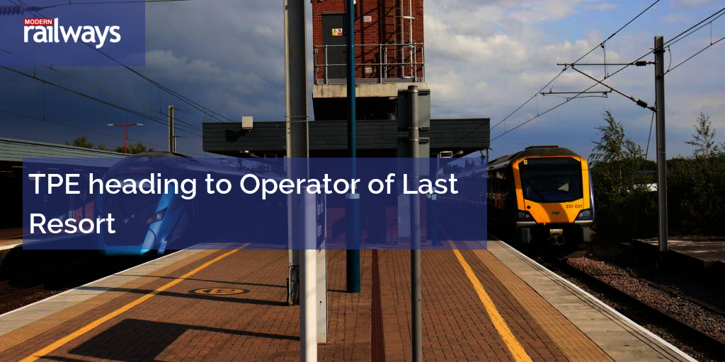 TPE heading to Operator of Last Resort