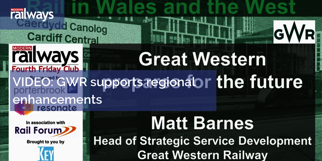VIDEO: GWR supports regional enhancements