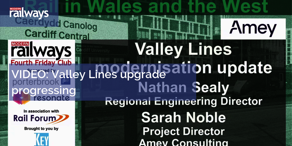 VIDEO: Valley Lines upgrade progressing